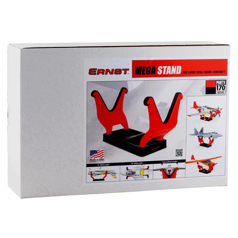 Mega Stand Airplane Stand - Red/Gray, Ernst – Flight RC