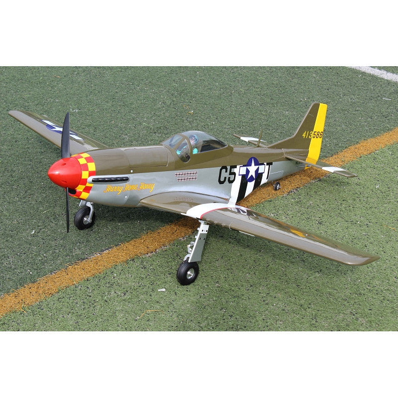 North American P-51D Mustang 10cc 1.43m ARF Kit, Including Electric Re ...