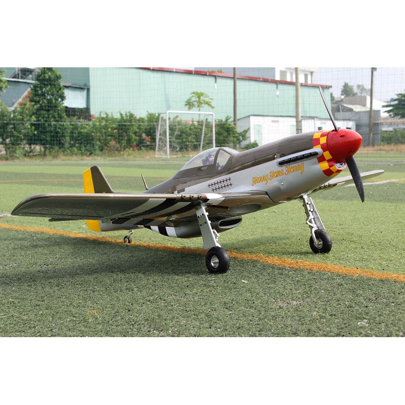 North American P-51D Mustang 10cc 1.43m ARF Kit, Including Electric Re ...