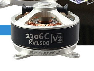 ECO 2306C V2 Brushless Outrunner Motor Set, 2-3 Cell, 1900Kv, Dual Sky ...
